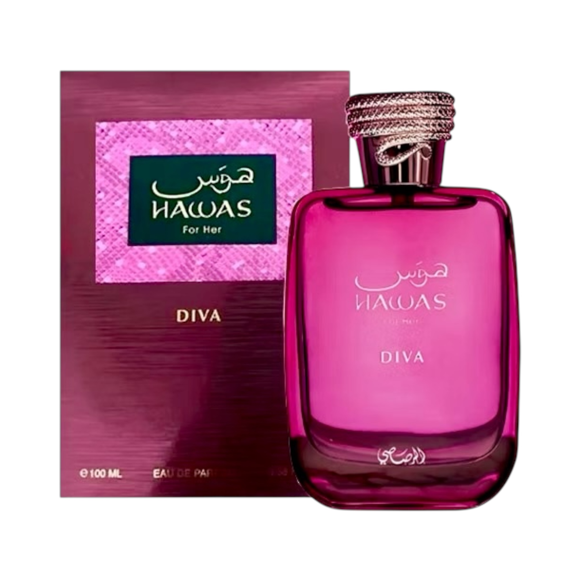 Hawas Diva 100 ml - Rasasi - Ámbar Shop - Perfumería Árabe